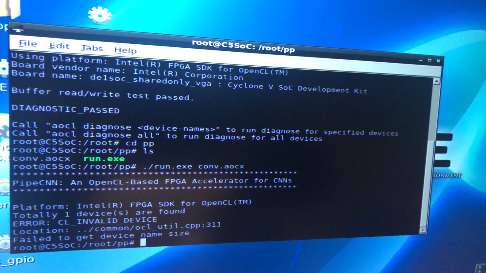 Failed to get device name size · Issue #154 · doonny/PipeCNN · GitHub