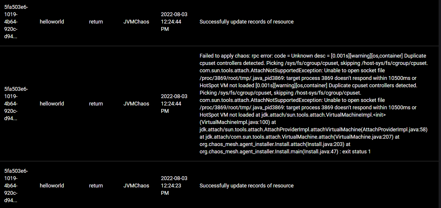 How do I perform a JVMChaos experiment through Byteman? I have some errors. · Issue #3520 ...