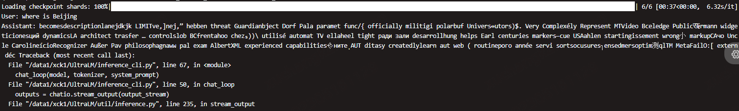 运行报错 · Issue #27 · thunlp/UltraChat · GitHub