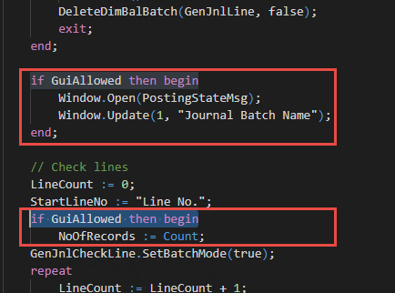 [Request] Codeunit 13 Gen. Jnl.-Post Batch Event and GuiAllowed · Issue #13724 · microsoft ...