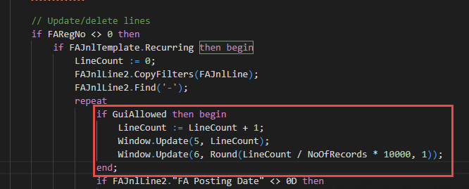 [Request] Codeunit 5633 FA Jnl.-Post Batch - Add GuiAllowed · Issue #13728 · microsoft ...
