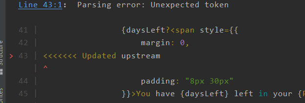 Merge Conflicts even after resolving shows in code · Issue #1126 · fork-dev/TrackerWin · GitHub