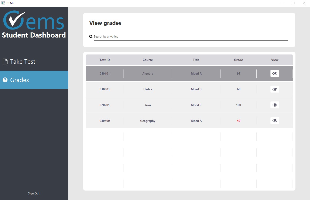 GitHub - VeredMazor/CEMSClient