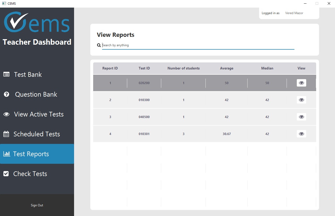 GitHub - VeredMazor/CEMSClient