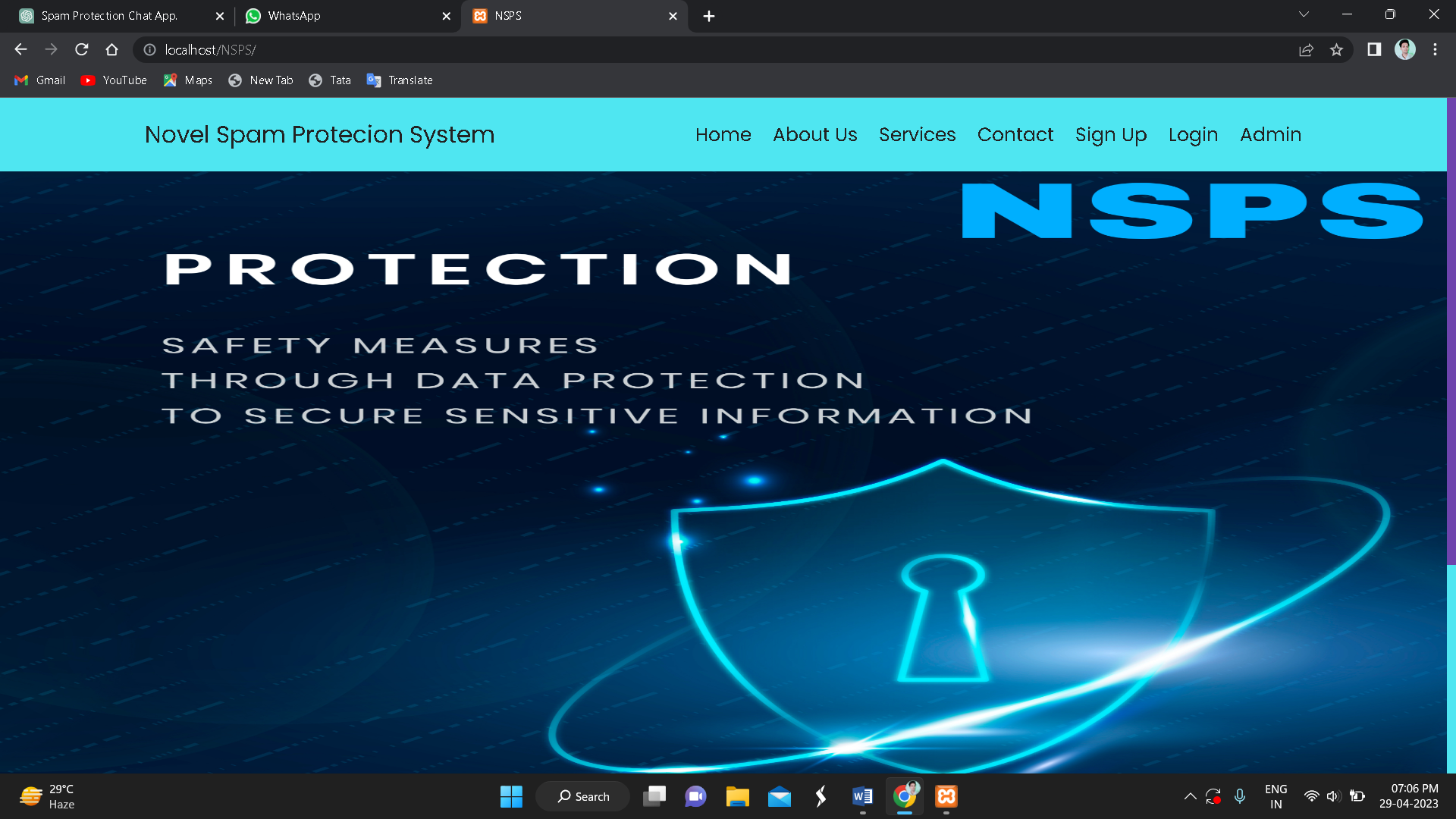 GitHub - mdkaifkhan-official/Novel-Spam-Protection-System: NSPS