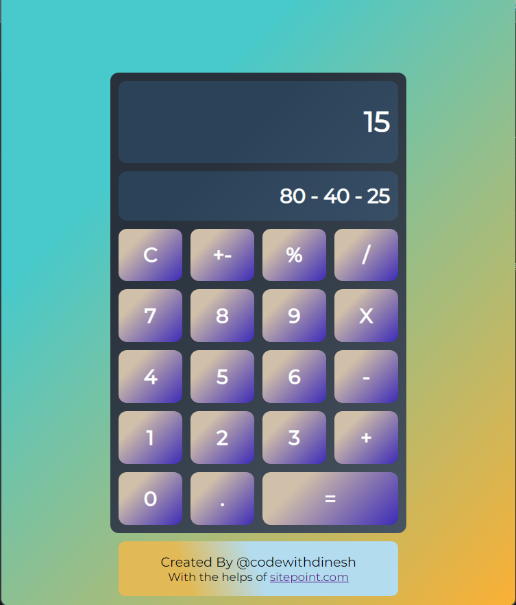 GitHub - codewithdinesh/calculator-react: React Calculator