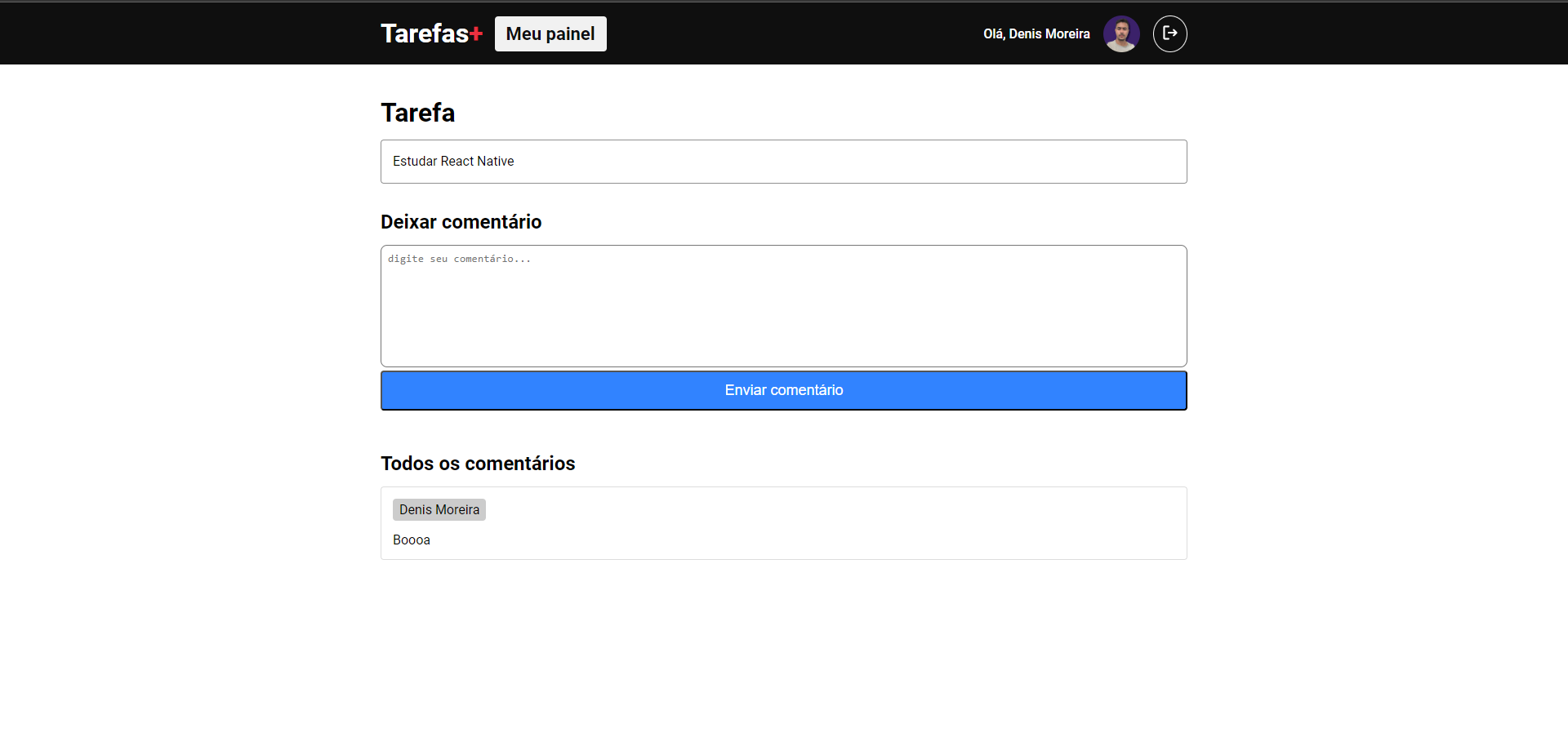 GitHub - Denis-moreira98/app-tarefas