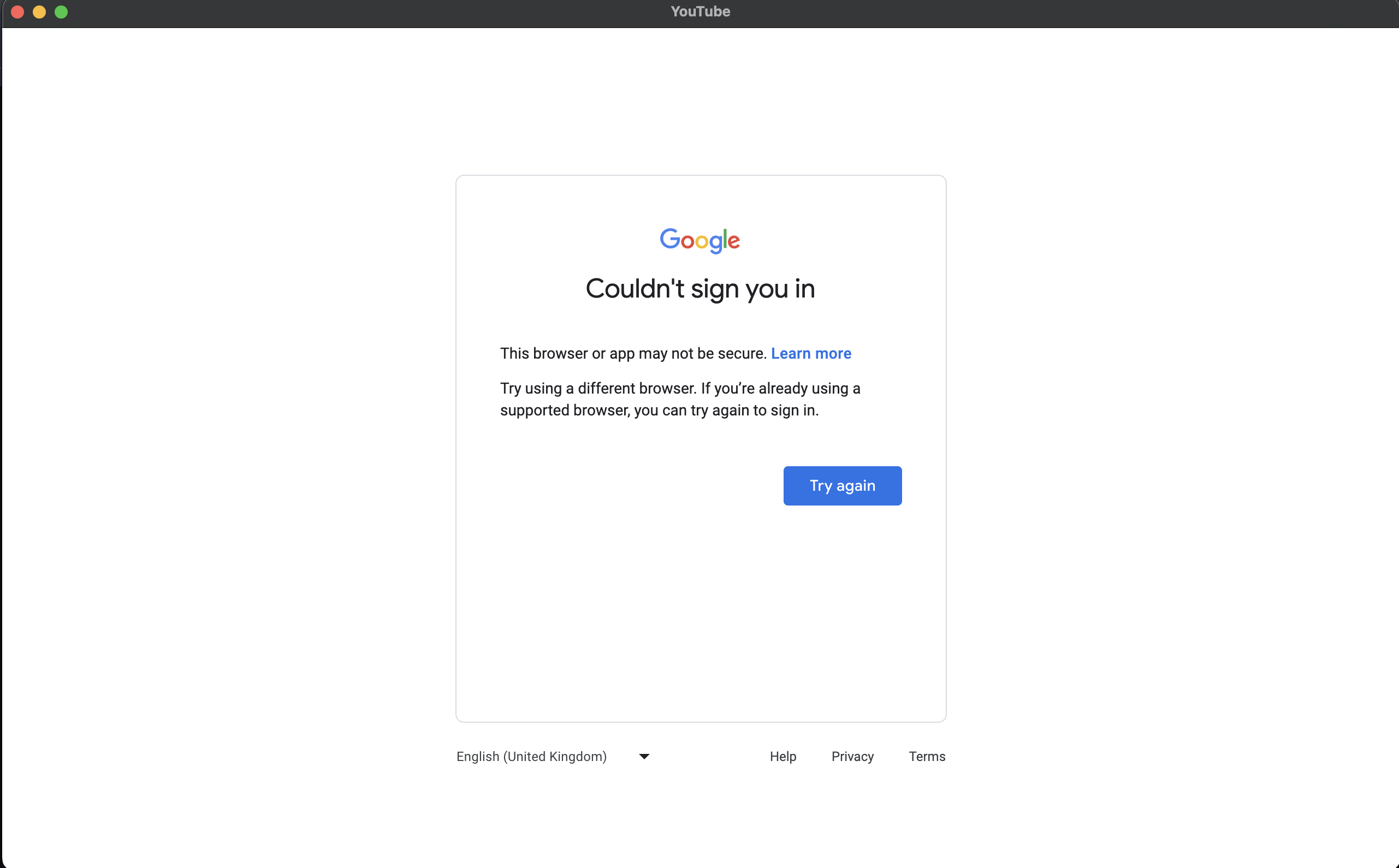 Youtube login account! · Issue #1528 · nativefier/nativefier · GitHub