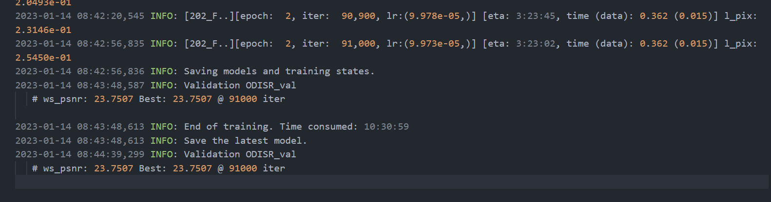 关于训练终止的问题 · Issue #593 · XPixelGroup/BasicSR · GitHub