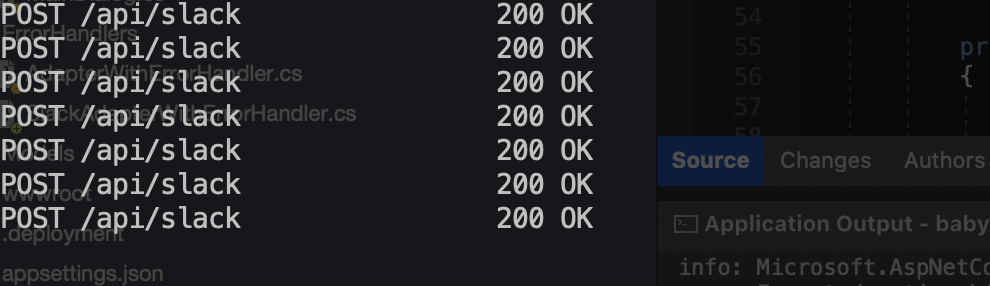 Slack adapter sample goes into message loop · Issue #2233 · microsoft/BotBuilder-Samples · GitHub