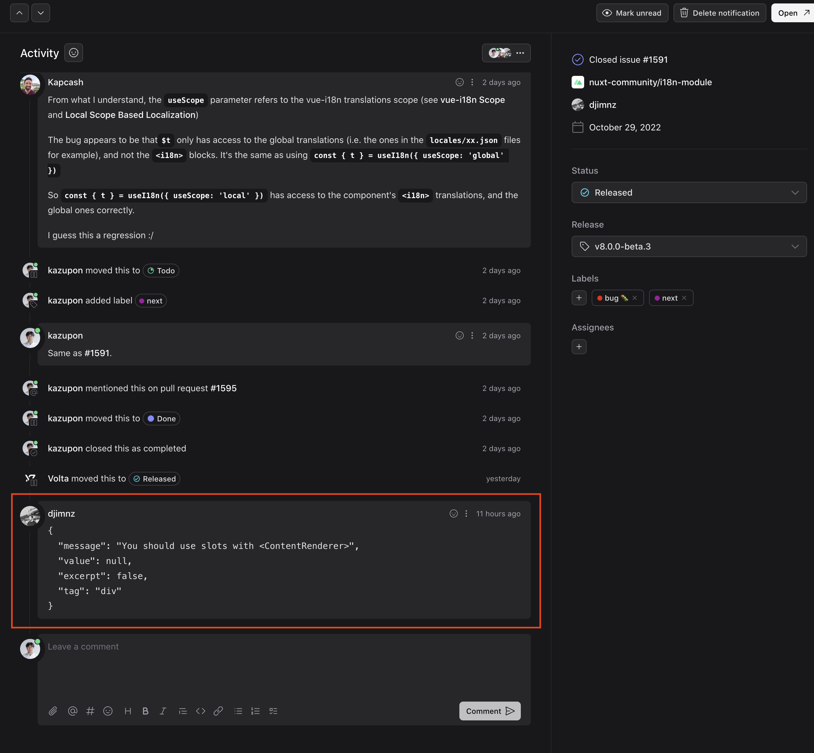 github issue comments is display other account comments on volta · Issue #18 · volta-net ...