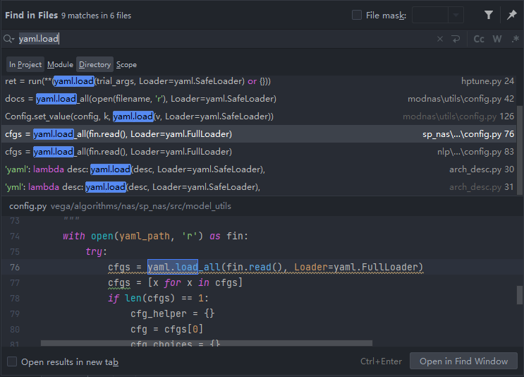 vega代码中的yaml.load函数存在反序列化注入风险 · Issue #160 · huawei-noah/vega · GitHub