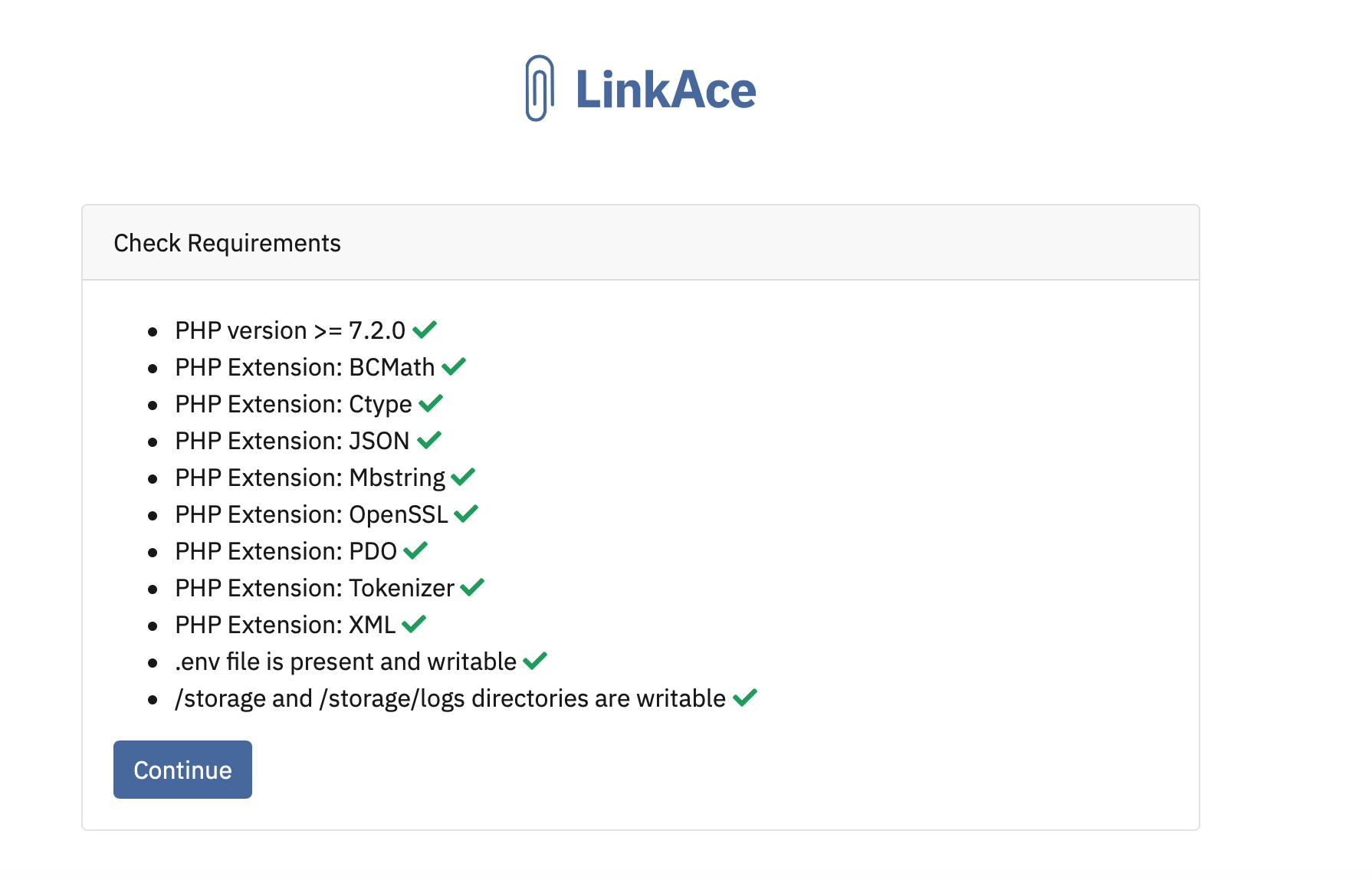 Can't finish initial setup · Issue #186 · Kovah/LinkAce · GitHub