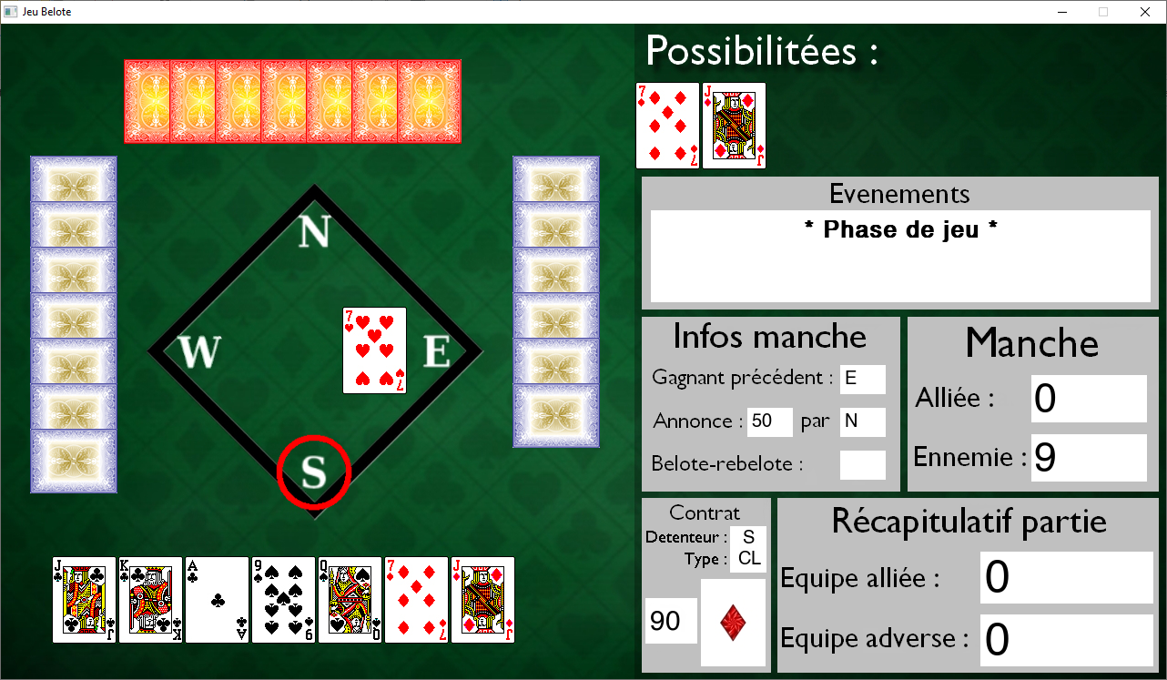 GitHub - c-ducharles/Belote_coinchee: A classic game of "Belote" adapted on computer based on C ...