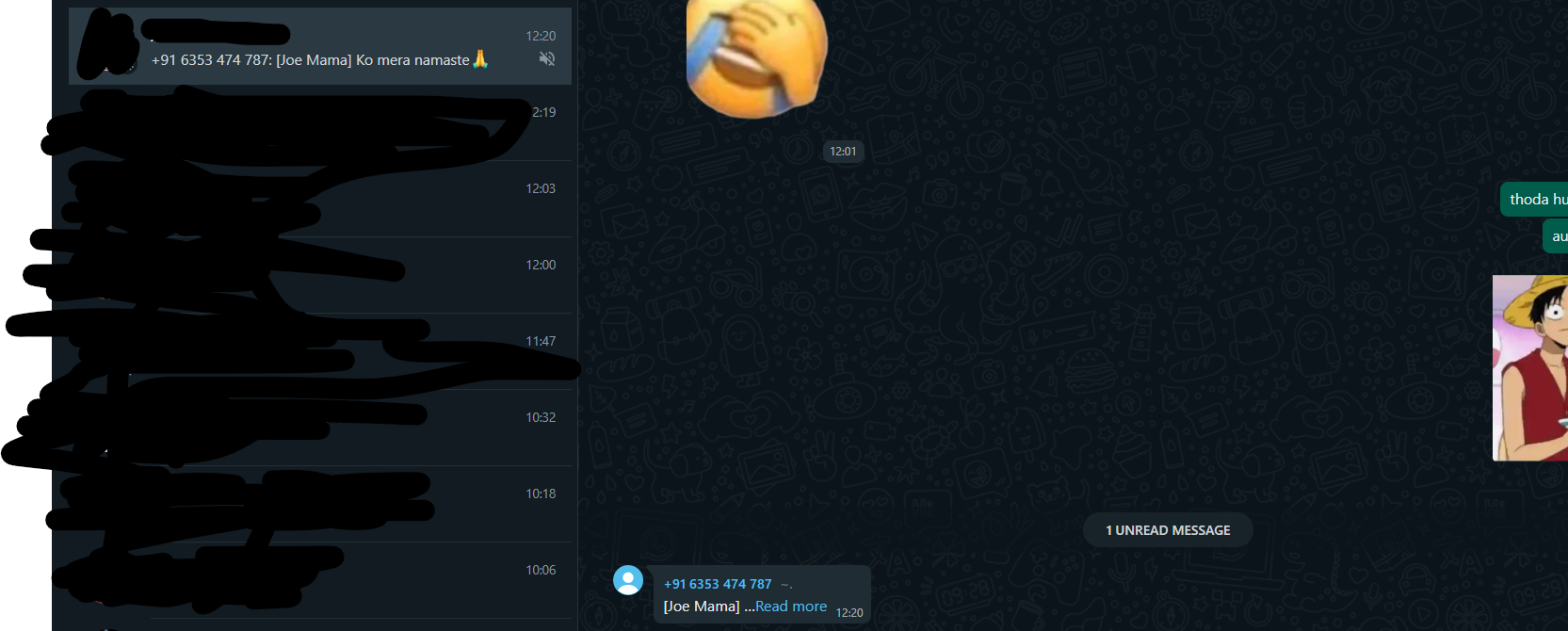 Spoiler are not hidden in web WhatsApp message preview · Issue #11 · yi-jiayu/whatsapp-spoilers ...