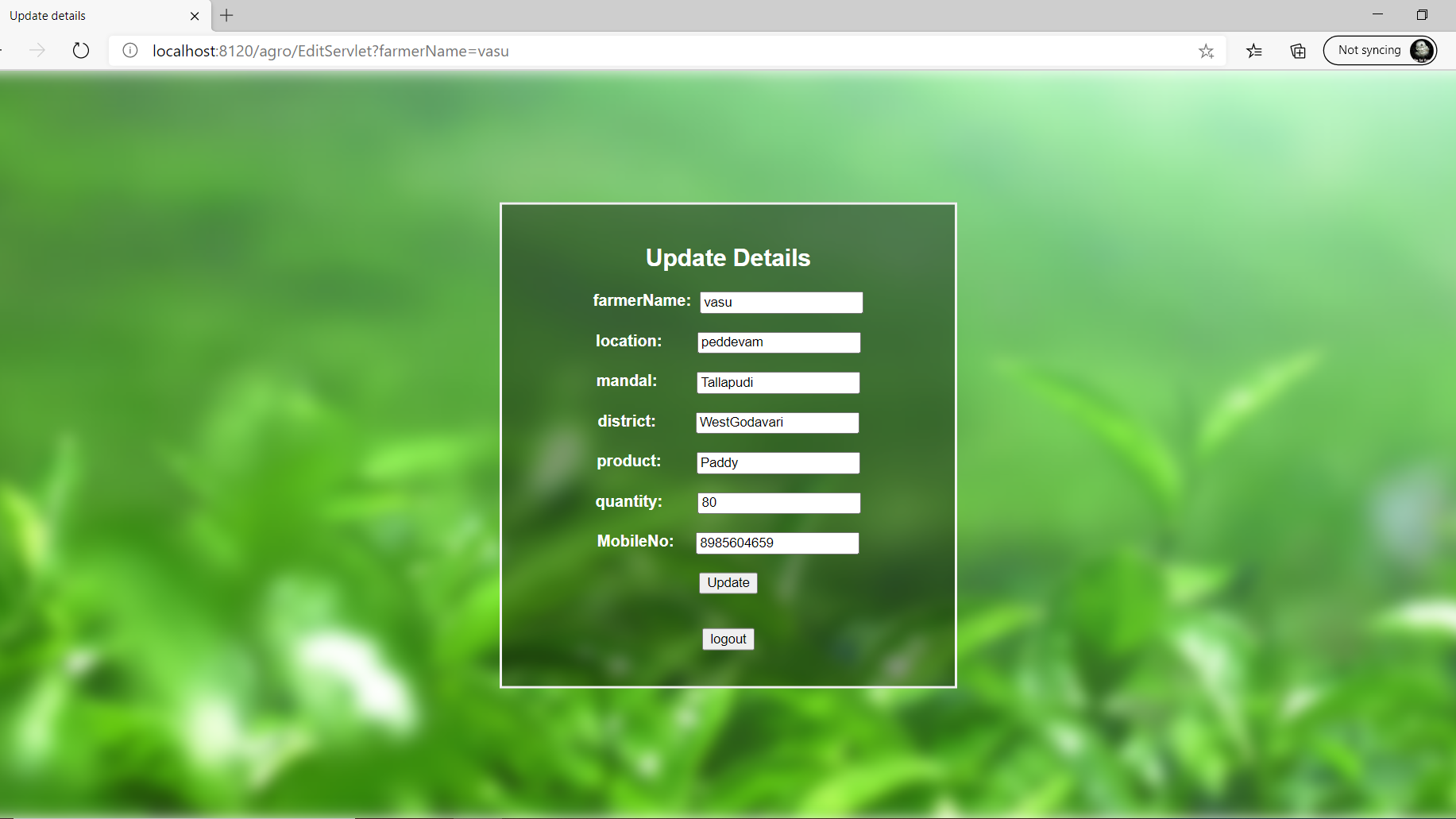 Github Bhargavigajula Agroinfo Project
