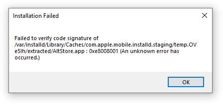 Altserver installation problem · Issue #390 · altstoreio/AltStore · GitHub