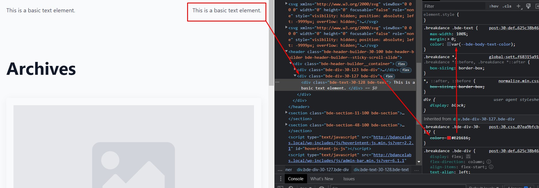 inherit Text color from Parent · Issue #628 · soflyy/breakdance-bugs · GitHub