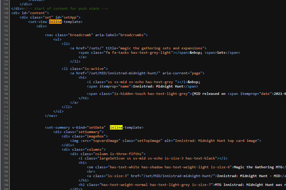Convert Sets Page From Existing Vue File To New Nuxt File System