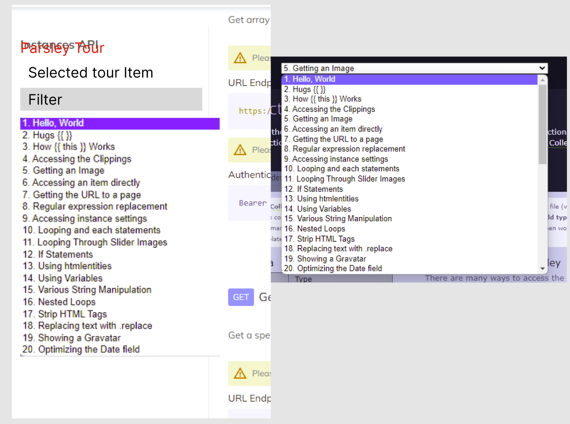 Parsley Docs · Issue #1644 · zesty-io/website · GitHub