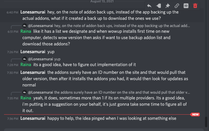 creating a backup list for addons · Issue #998 · WowUp/WowUp · GitHub