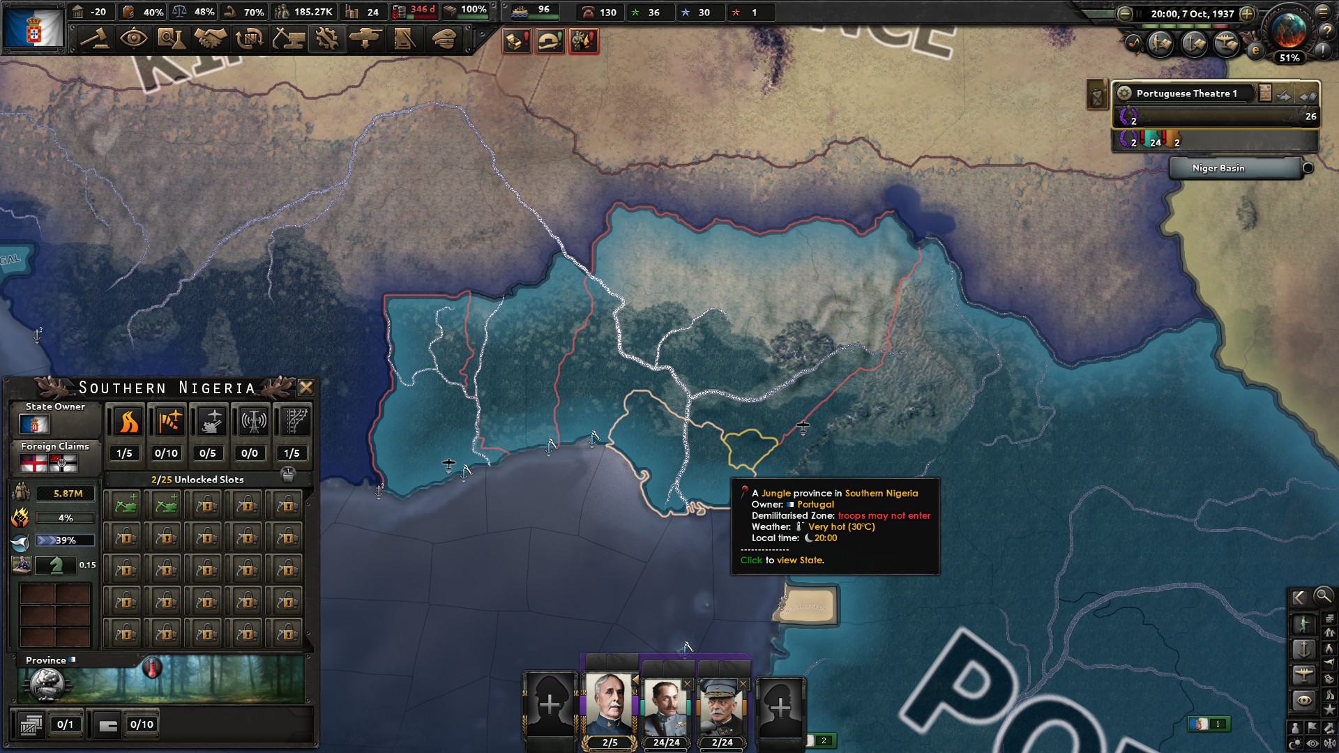 Maf Por Parts Of Mittelafrika Remain Demilitarised Upon Annexation