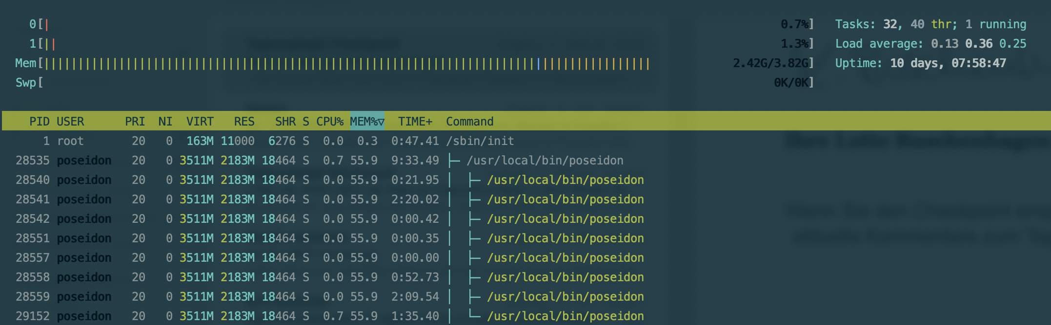 Out-Of-Memory on Poseidon VM · Issue #429 · openHPI/poseidon · GitHub