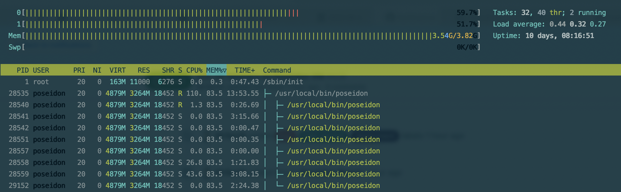 Out-Of-Memory on Poseidon VM · Issue #429 · openHPI/poseidon · GitHub
