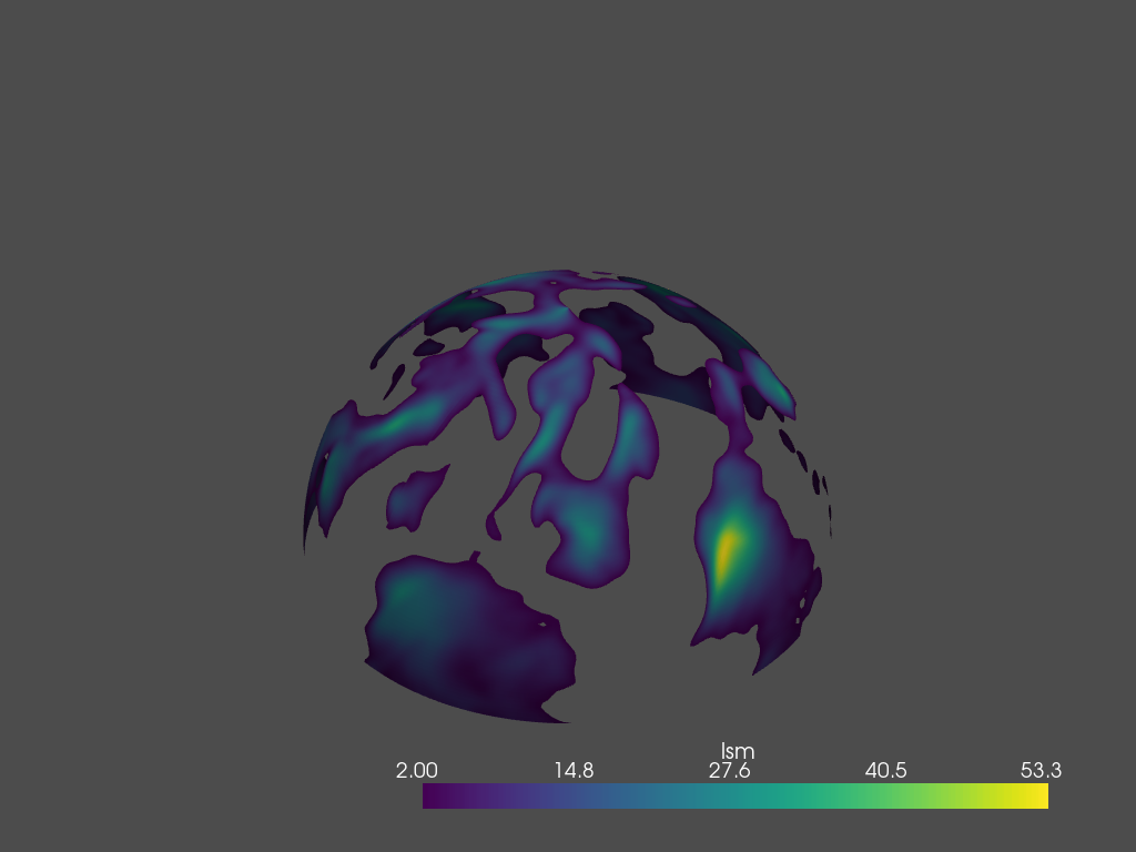 Defining data on a hemisphere using lat-lon data · pyvista pyvista ...