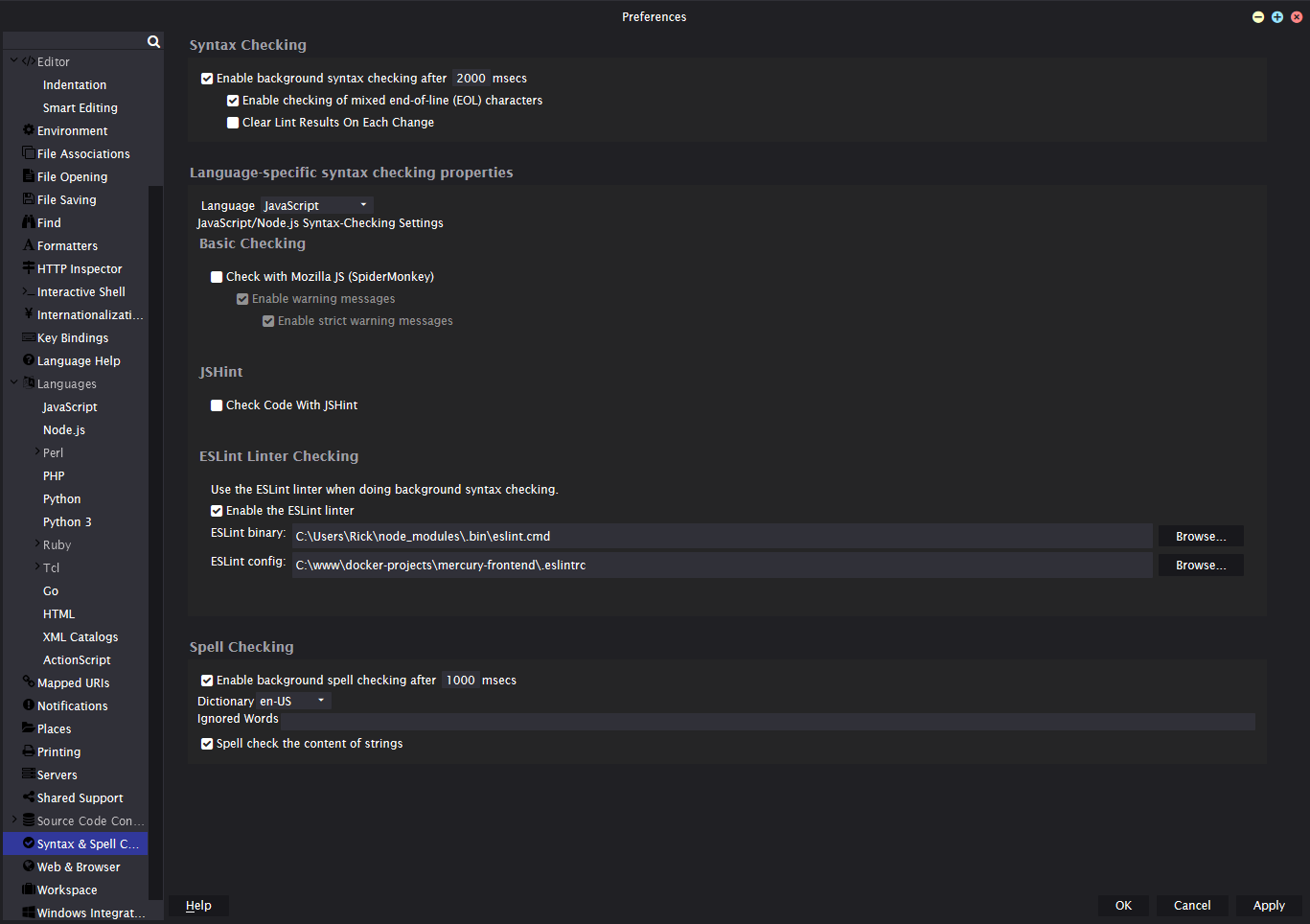EsLint fails to parse output · Issue #3610 · Komodo/KomodoEdit · GitHub