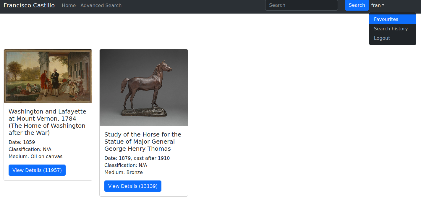 GitHub - FranBlake89/Art_Museum_React: React App, susing NextJs, MongoDB, NodeJs, express