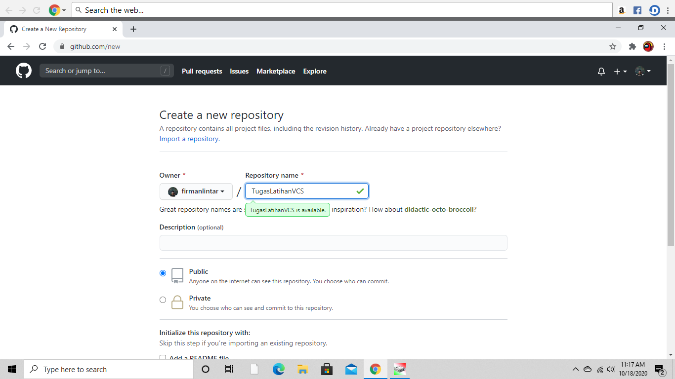Github Firmanlintar Tugaslatihanvcs