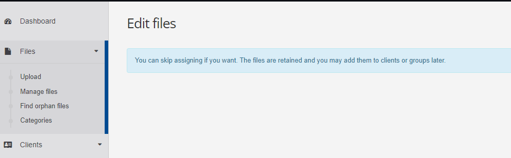 Projectsend r1335: Uploaded files not visible. · Issue #1089 · projectsend/projectsend · GitHub
