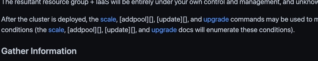 Broken markdown links in the quickstart · Issue #4469 · Azure/aks-engine · GitHub