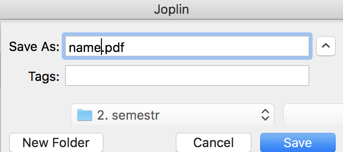 MacOS - save dialog · Issue #367 · laurent22/joplin · GitHub