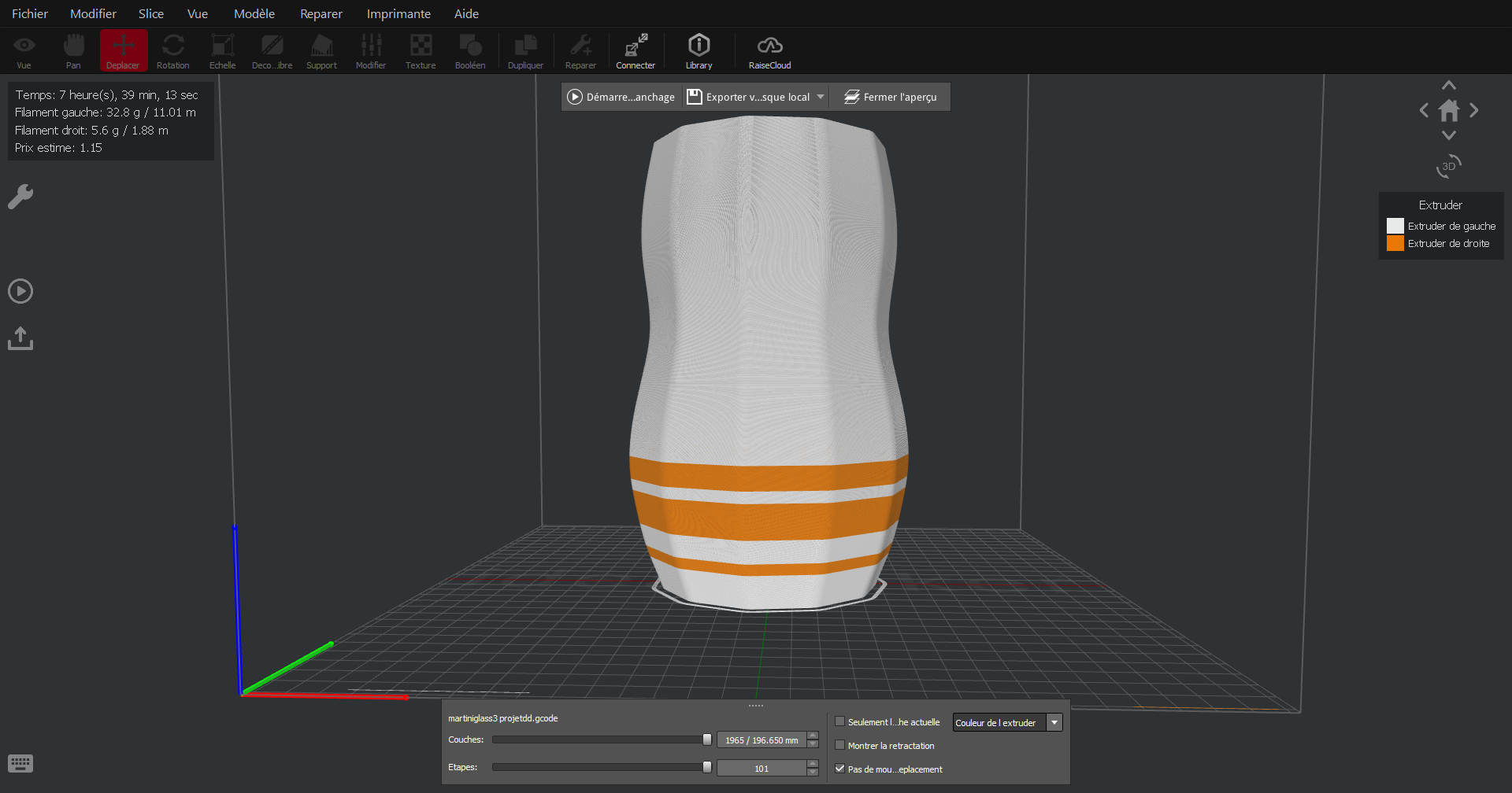 bande de couleurs en mode vase · Issue #11447 · prusa3d/PrusaSlicer · GitHub