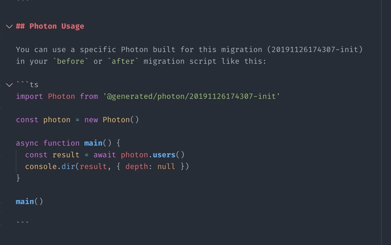 Migration Readme Incorrect · Issue #222 · prisma/migrate · GitHub