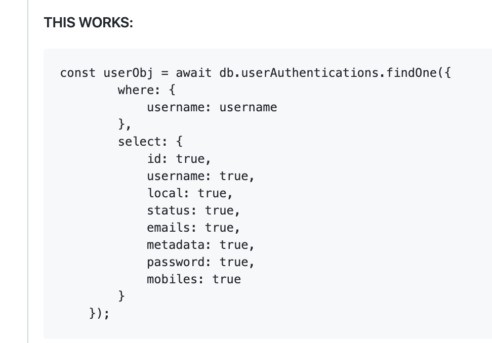 Include with select does not work for findOne · Issue #1167 · prisma/prisma · GitHub