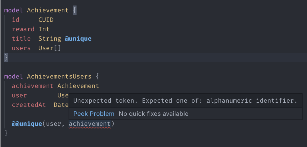 Alphanumeric identifier bug · Issue #201 · prisma/prisma · GitHub