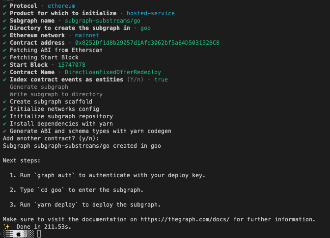 `graph Init` On `graph Cli V0 42` Fails When Adding More Than One Contract · Issue 1135