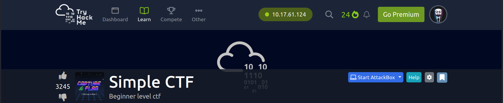 GitHub - Theincognitomode/Simple-CTF-THM