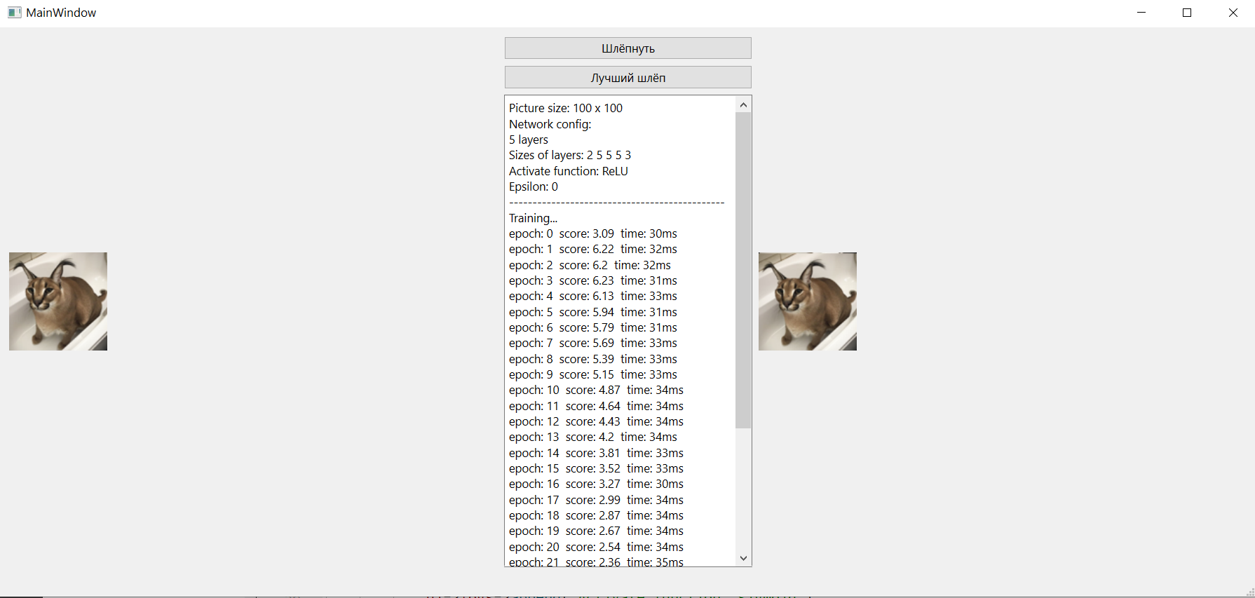 GitHub - VladislavWaza/PerceptronRemembersPicture: Simple multilayer perceptron remembers the ...