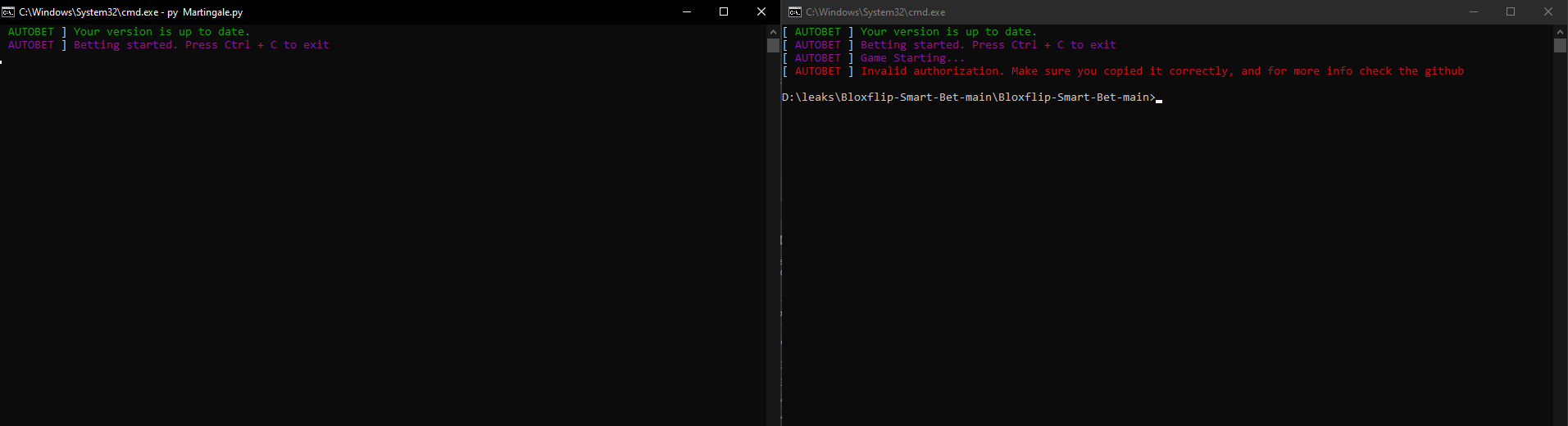 some issues · Issue #69 · TheonlyIcebear/Bloxflip-Smart-Bet · GitHub