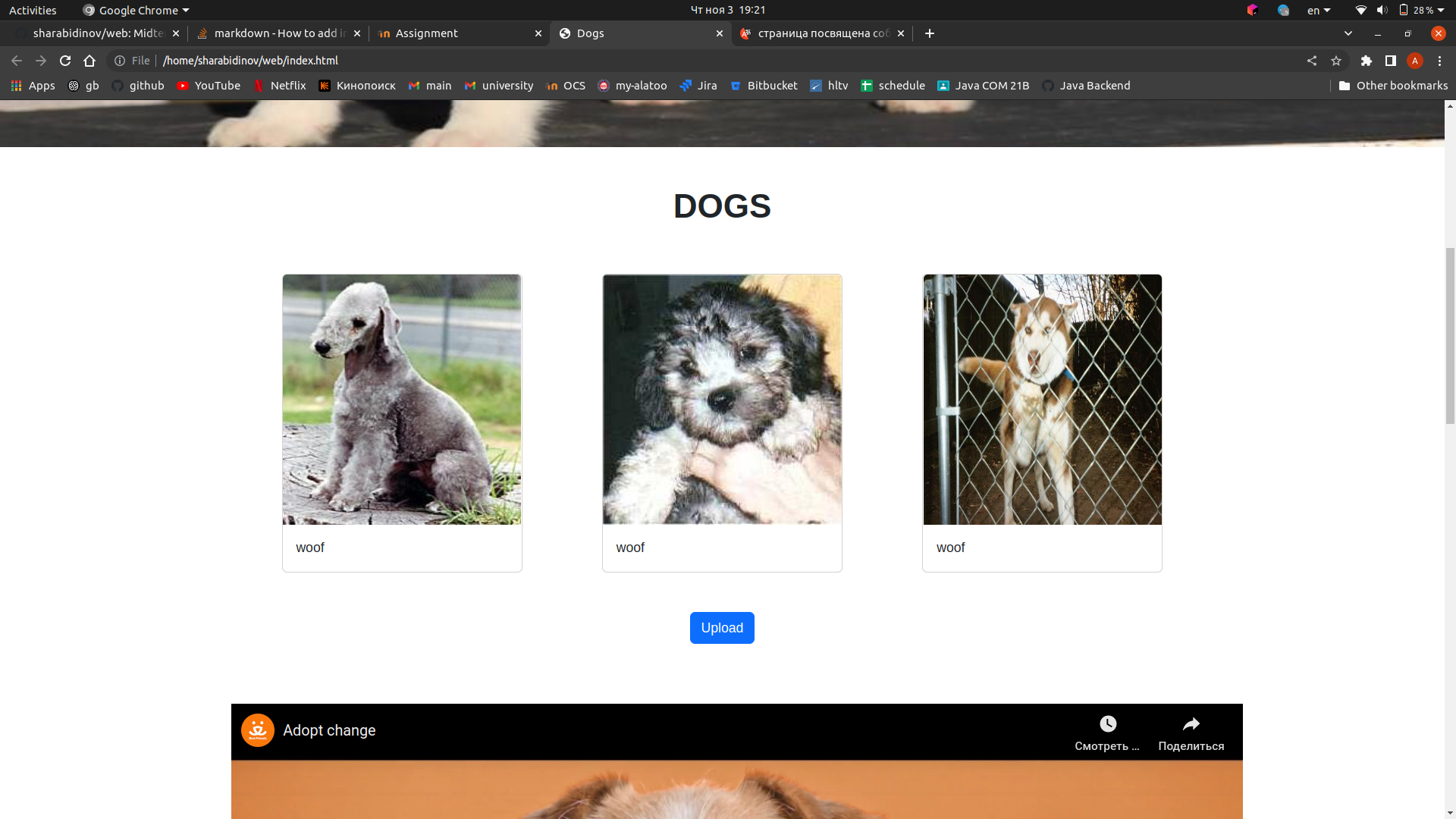 GitHub - sharabidinov/web: Midterm project