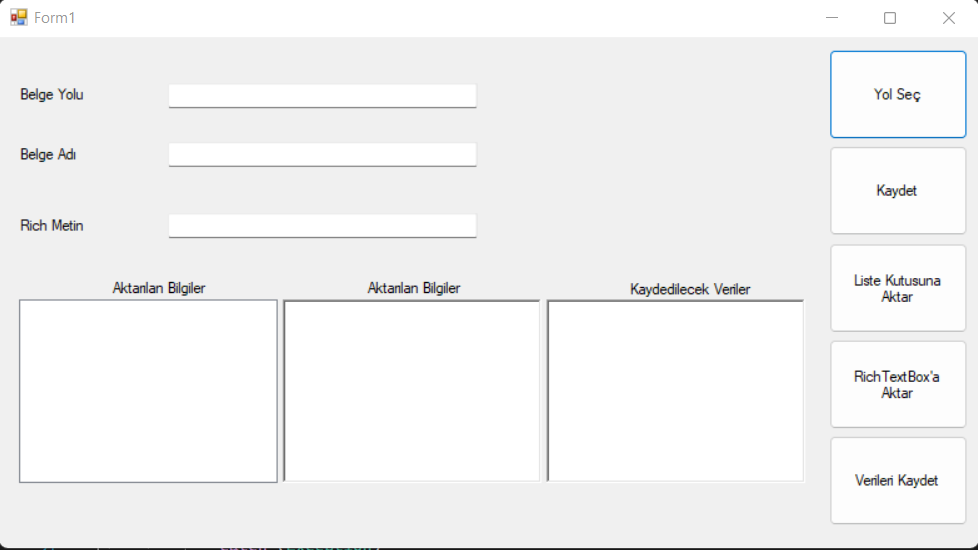 GitHub - MustafaEP/MetinBelgeIslemleri