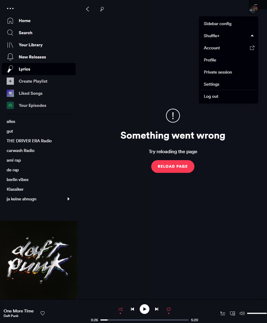 Lyrics+ CustomApp not working · Issue #1089 · spicetify/cli · GitHub