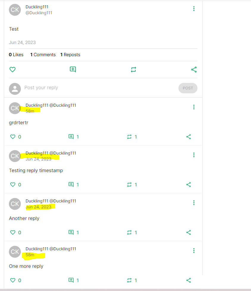Reply order glitch · Issue #57 · Project-Chirp/chirp-frontend · GitHub