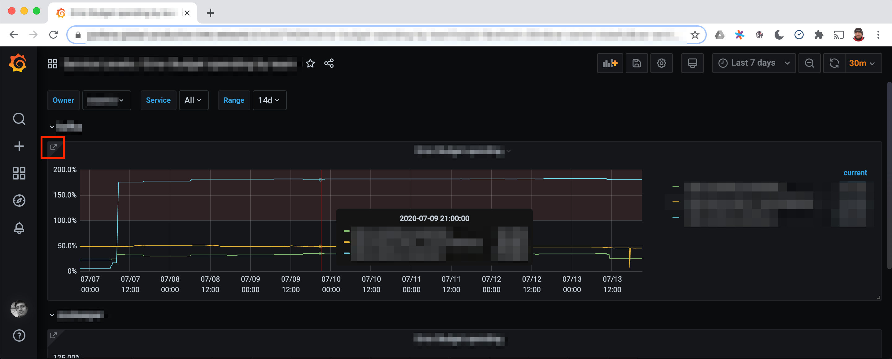 Panel Links: Update panel links icons as they are barely visible ...