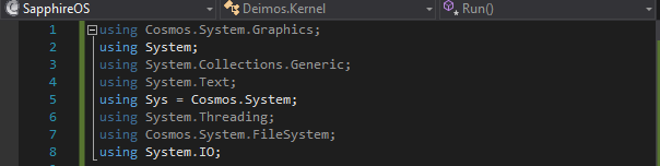 Could not load file or assembly System.Console. · Issue #2328 · CosmosOS/Cosmos · GitHub