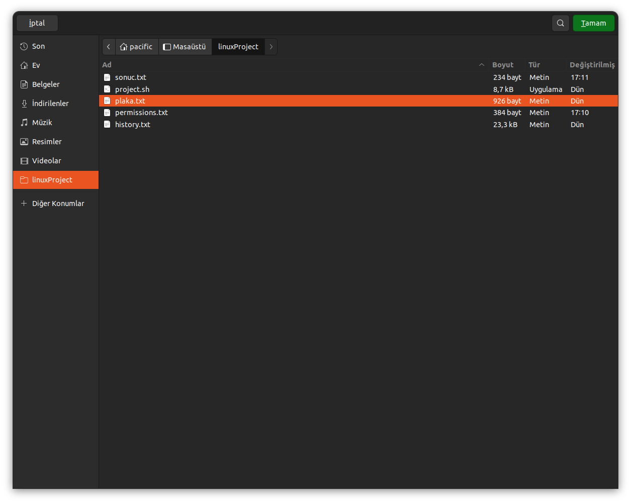 GitHub - BekirKurt/linuxProject